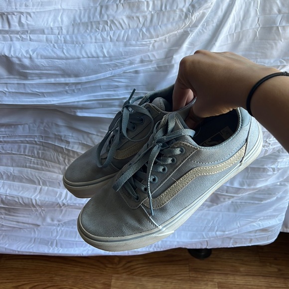 Vans | Shoes | Light Blue Vans Size 8 | Poshmark